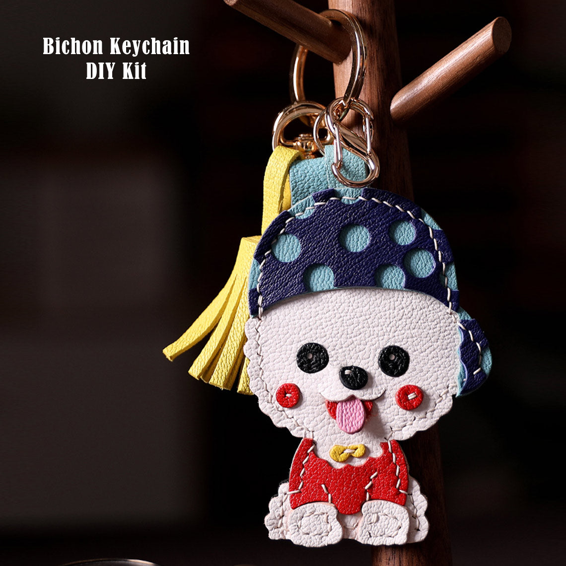 POPSEWING® Cute Bichon Keychain DIY Kits
